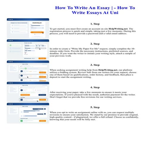 How To Write An Essay - How To Write Essays At Uni | PDF