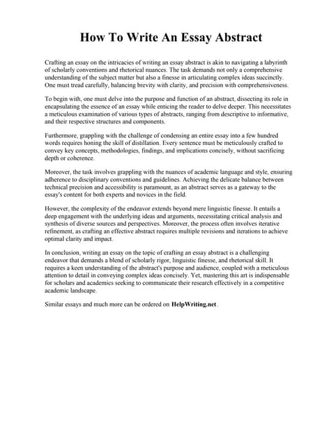 Sample Essay Abstract.pdf