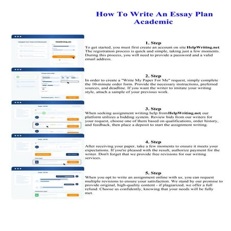 How To Write An Essay Plan Academic | PDF