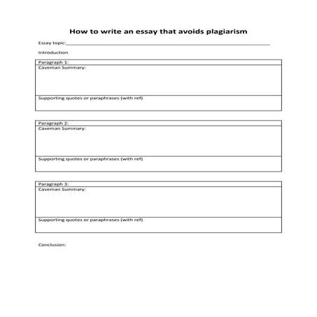 How to write an essay that avoids plagiarism | PDF