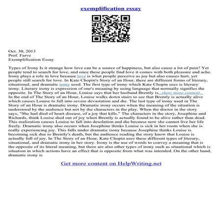 How To Write An Exemplification Essay | PDF