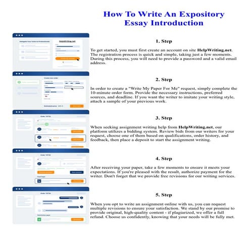 How To Write An Expository Essay Introduction | PDF