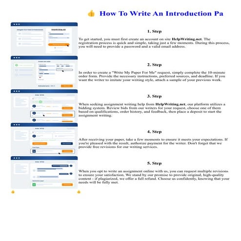 How To Write An Introduction Pa | PDF