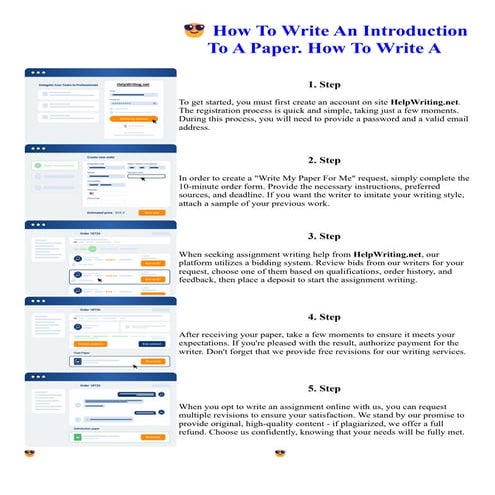 How To Write An Introduction To A Paper. How To Write A | PDF