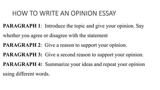 AN OPINION ESSAY. - STRUCTURE AND VOCABULARY | PDF