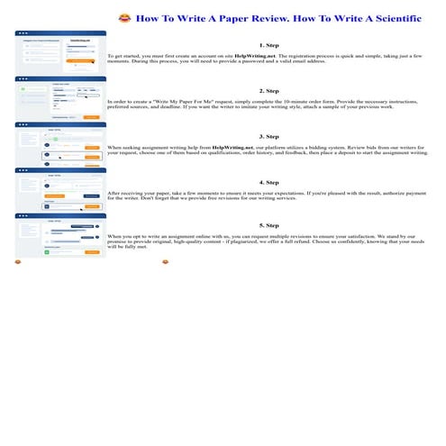 How To Write A Paper Review. How To Write A Scientific | PDF