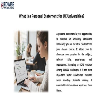 How to Write a Personal Statement for UK Universities. | PPTX