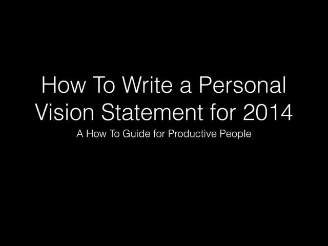 Personal Mission Statement | PPTX