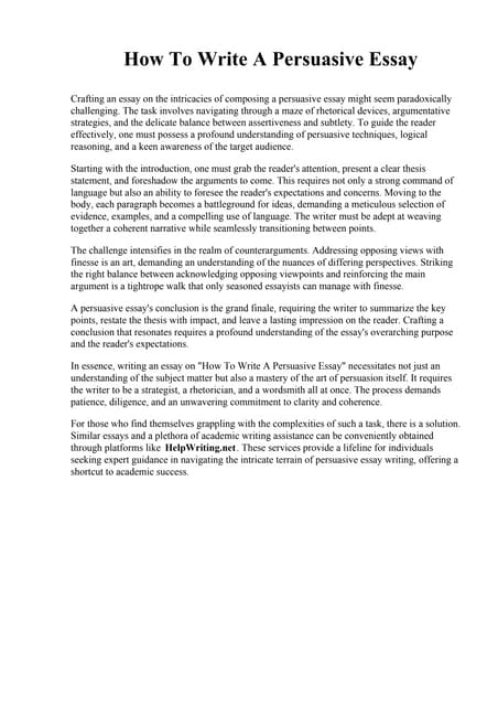 Conclusion Of Persuasive Essay.pdf