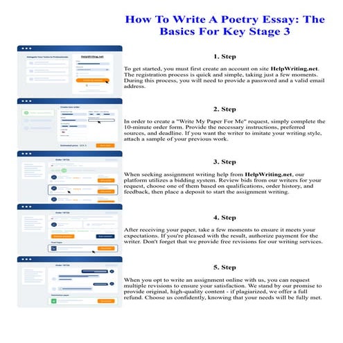 How To Write A Poetry Essay The Basics For Key Stage 3 | PDF