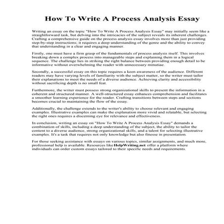 Sample Of A Process Essay.pdf