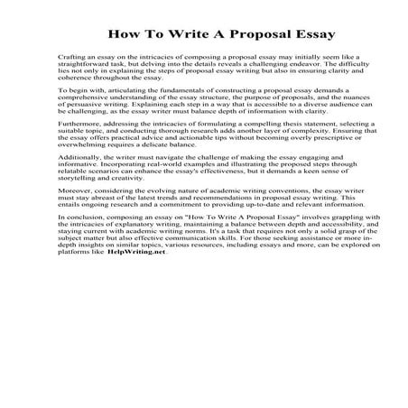How To Write A Proposal Essay.pdf