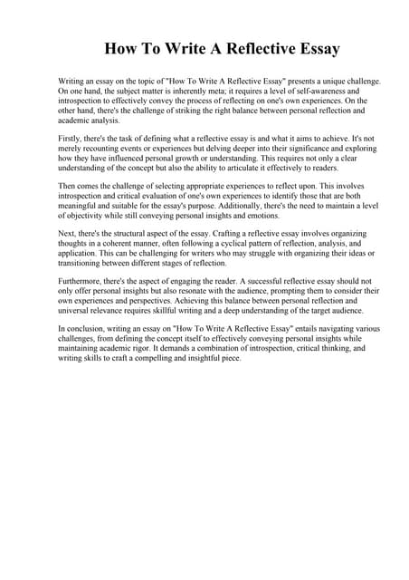 Critical Reflection Essay Example.pdf