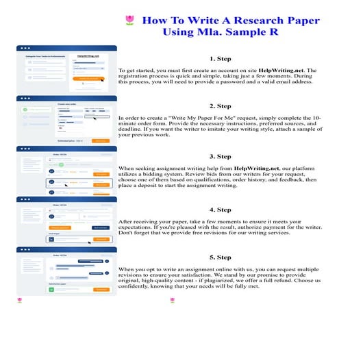 How To Write A Research Paper Using Mla. Sample R | PDF | Genealogy and ...