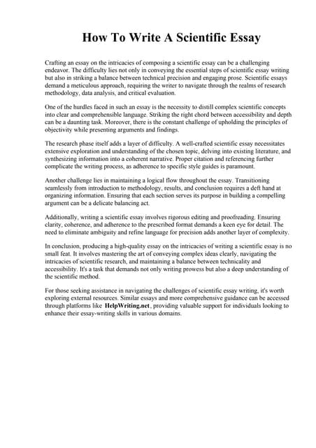 Scientific Essay Sample.pdf