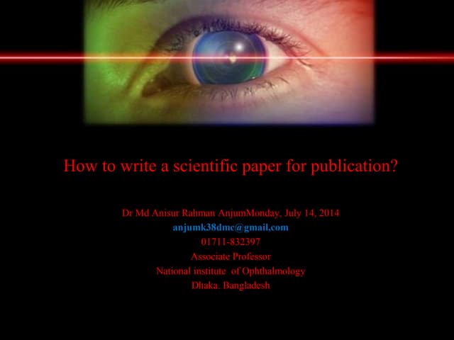 How to write a medical synopsis.pptx
