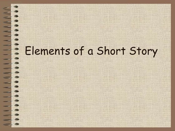 Short Story Powerpoint | PPT | Fiction | Books and Literature
