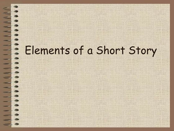 Short Story Powerpoint | PPT | Fiction | Books and Literature