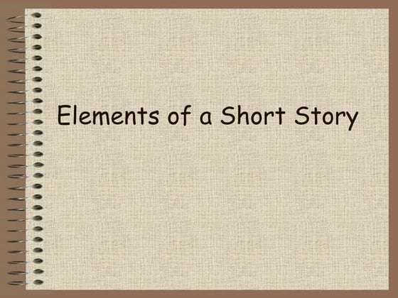 Short Story Powerpoint | PPT | Fiction | Books and Literature