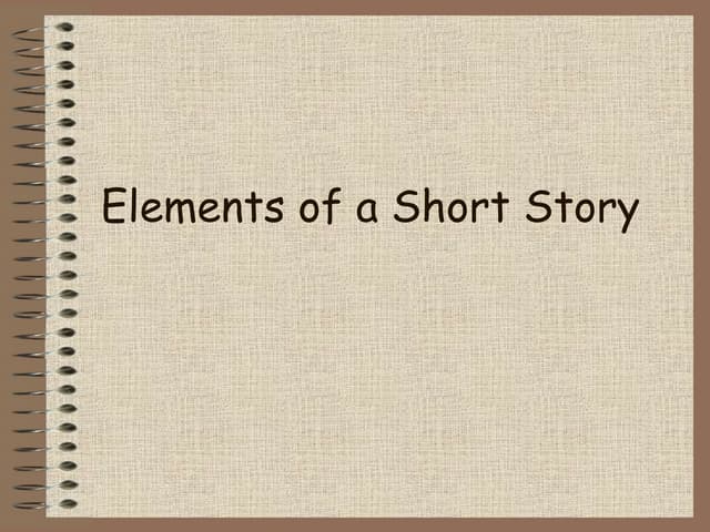 Short Story Powerpoint | PPT