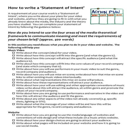  A Statement Of Intent Statement Of Intent How To Write It With 