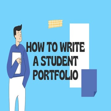 How to write a student portfolio.pdf