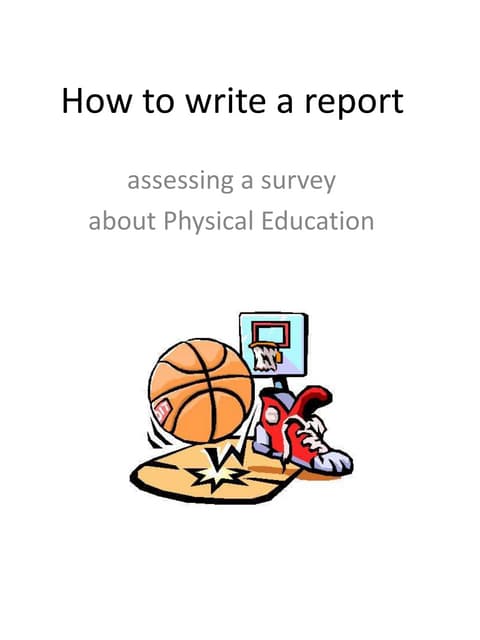 Writing a survey report | PPT