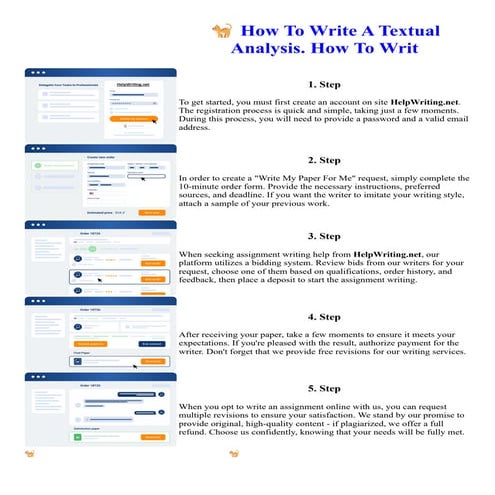 How To Write A Textual Analysis. How To Writ | PDF