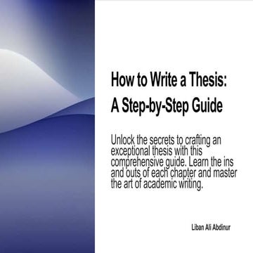 How to write a thesis- step by step.pptx