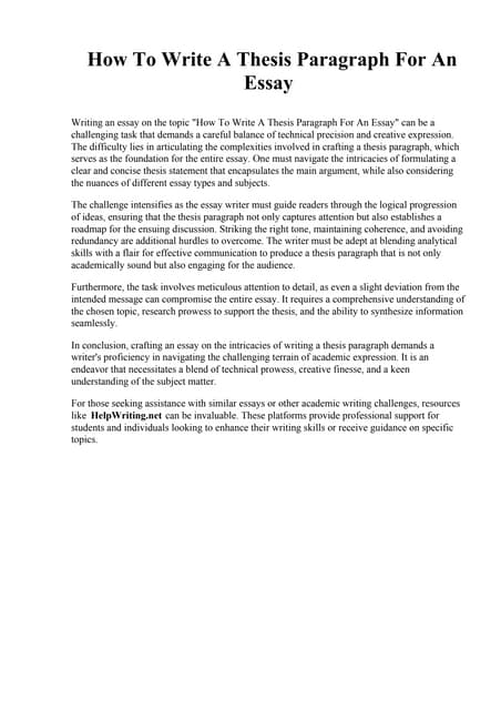 Graduate School Essay Examples. Salem International University | PDF ...