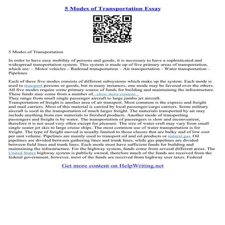 How To Write A Transfer Essay | PDF