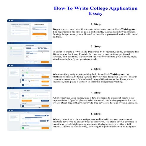 How To Write College Application Essay | PDF