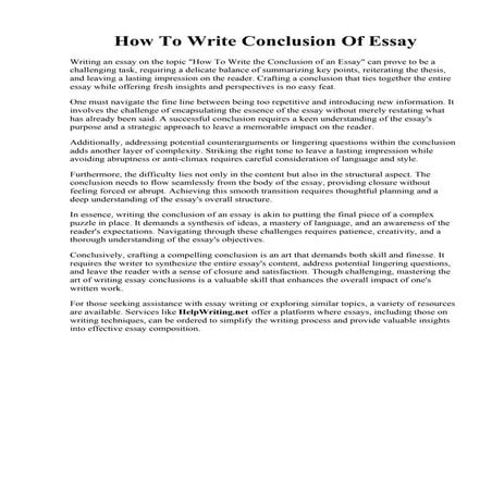 How To Write Conclusion Of Essay.pdf