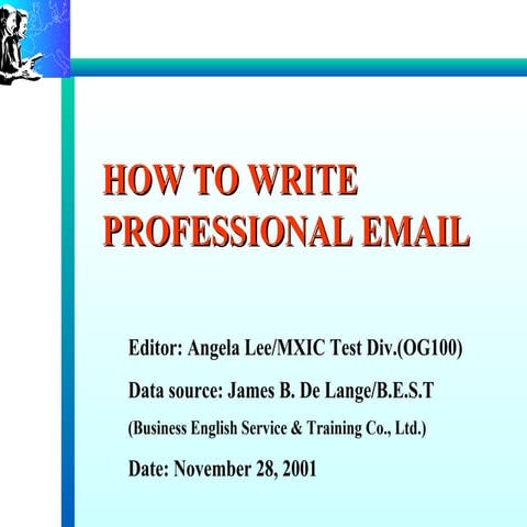 How to write_email | PPS