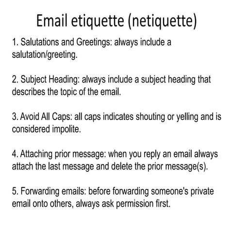How to write emails | PPTX