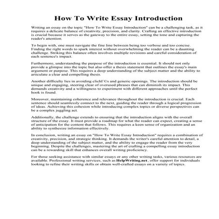 How To Write Essay Introduction.pdf