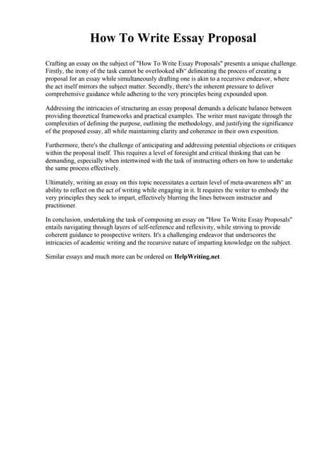 How To Write A Proposal Essay.pdf