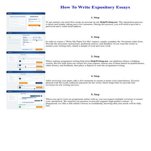 How To Write Expository Essays | PDF