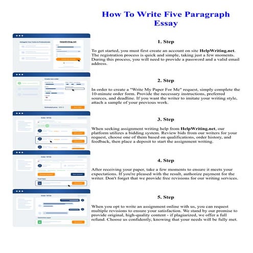 How To Write Five Paragraph Essay | PDF