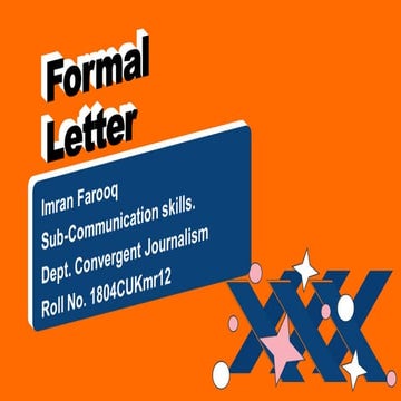 How to write formal letters | PPT