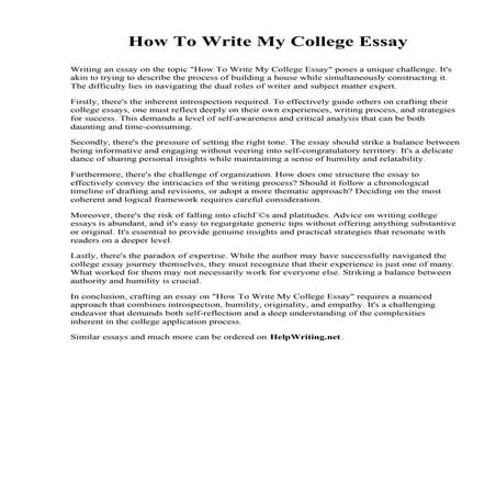 How To Write College Level Essays.pdf