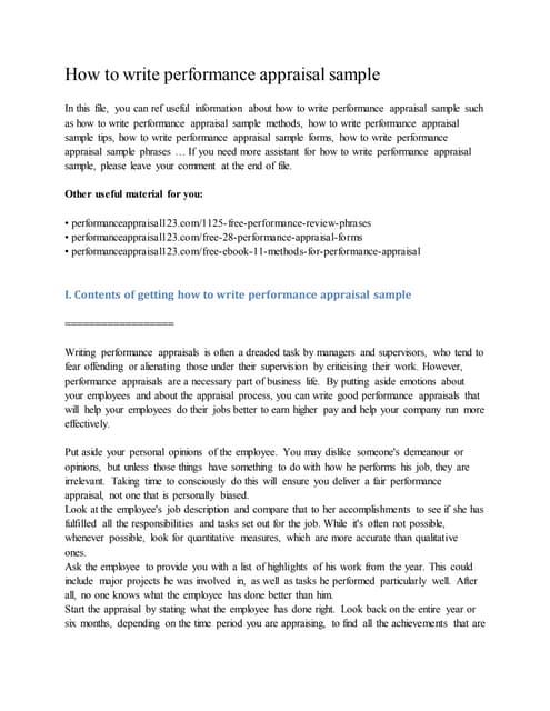 Performance appraisal in wipro | DOCX | Resume Writing and Advice | Job Search