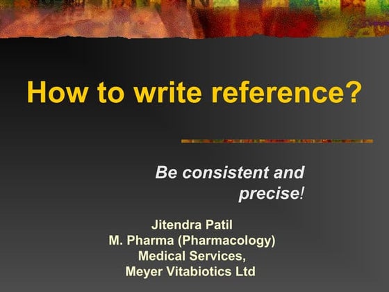 Different style of referencing | PPT