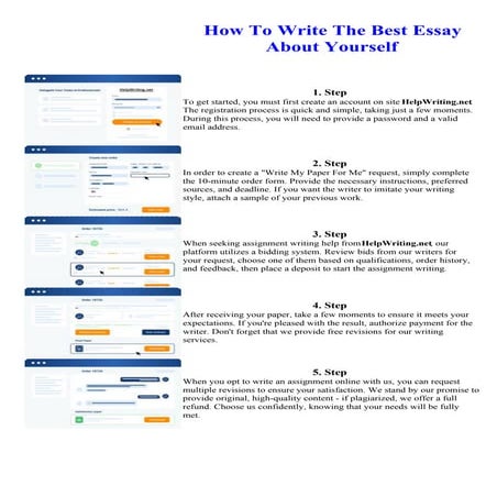 How To Write The Best Essay About Yourself | PDF