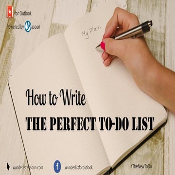 The Perfect To-Do List | PDF