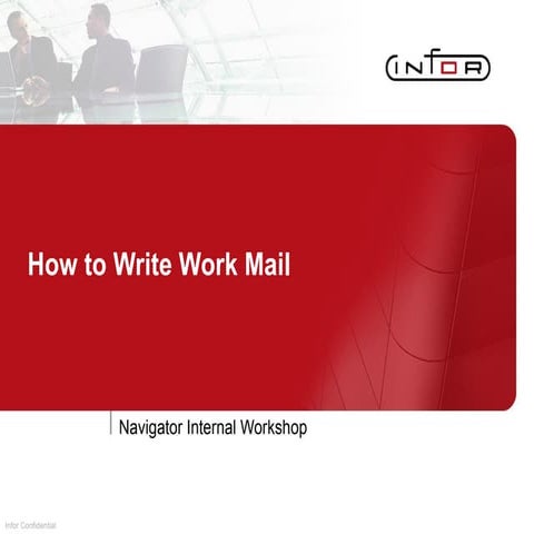 How To Write Work Mail | PPT