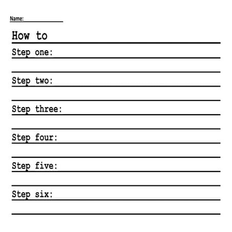 How to graphic organizer | DOCX