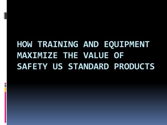Creating a Safe Work Environment with US Standard Products: The ...