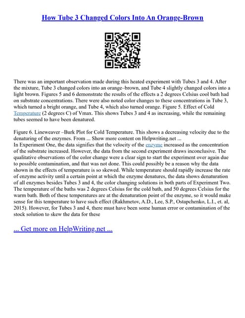 Biology Lab Report 1 | PDF