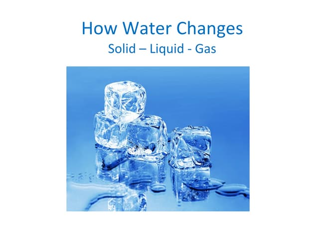 3 states of water | PPTX